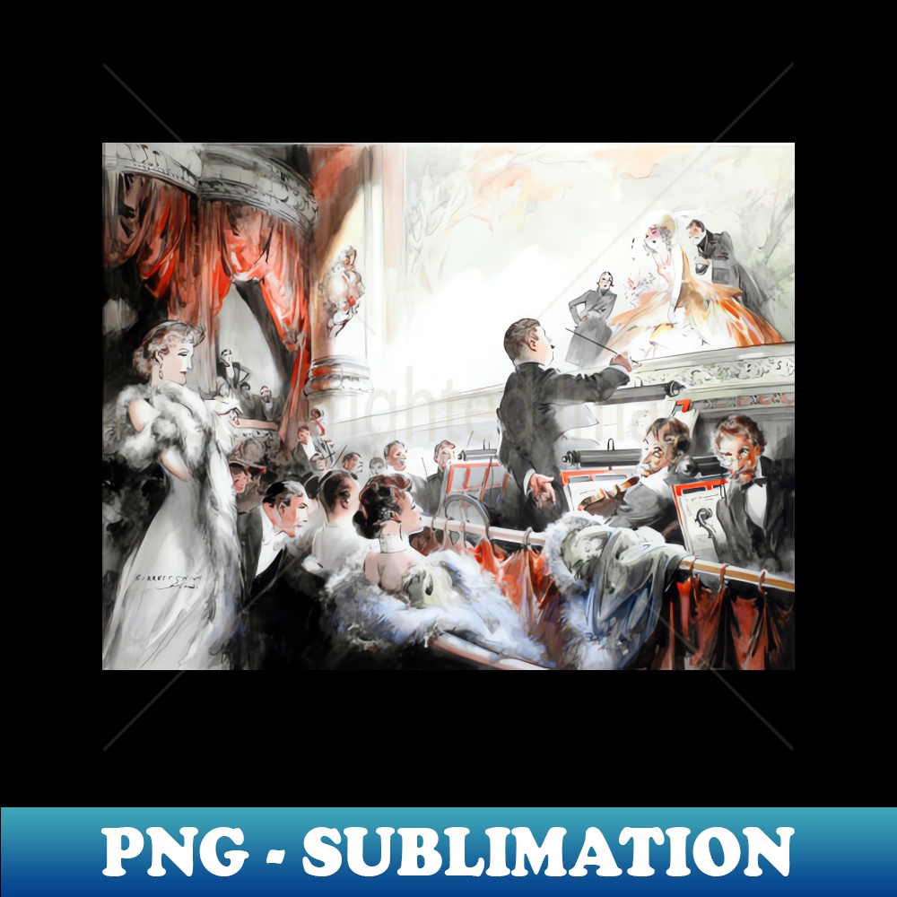 High Resolution Everett Shinn First Row at the Opera 1942 - | Inspire ...