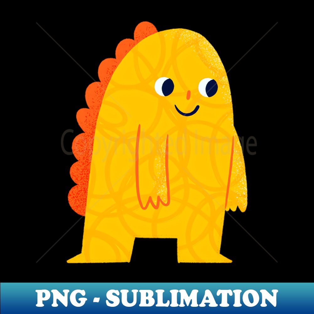 Yellow Monster - Modern Sublimation PNG File - Create with C | Inspire ...