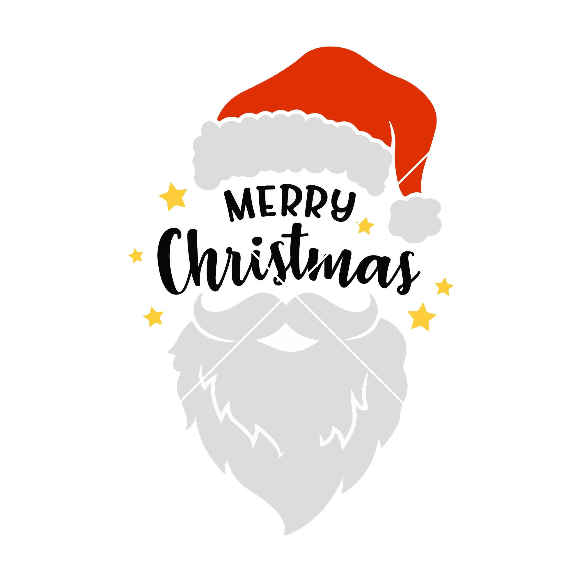 Santa SVG, Santa Face SVG, Christmas SVG, Santa Cut File, Sa | Inspire ...