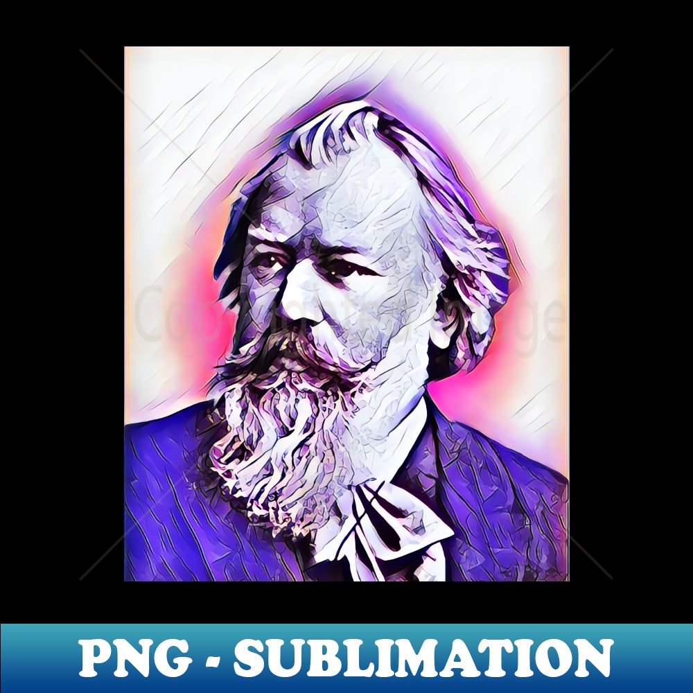Johannes Brahms Pink Portrait Johannes Brahms Artwork 9 - P | Inspire ...
