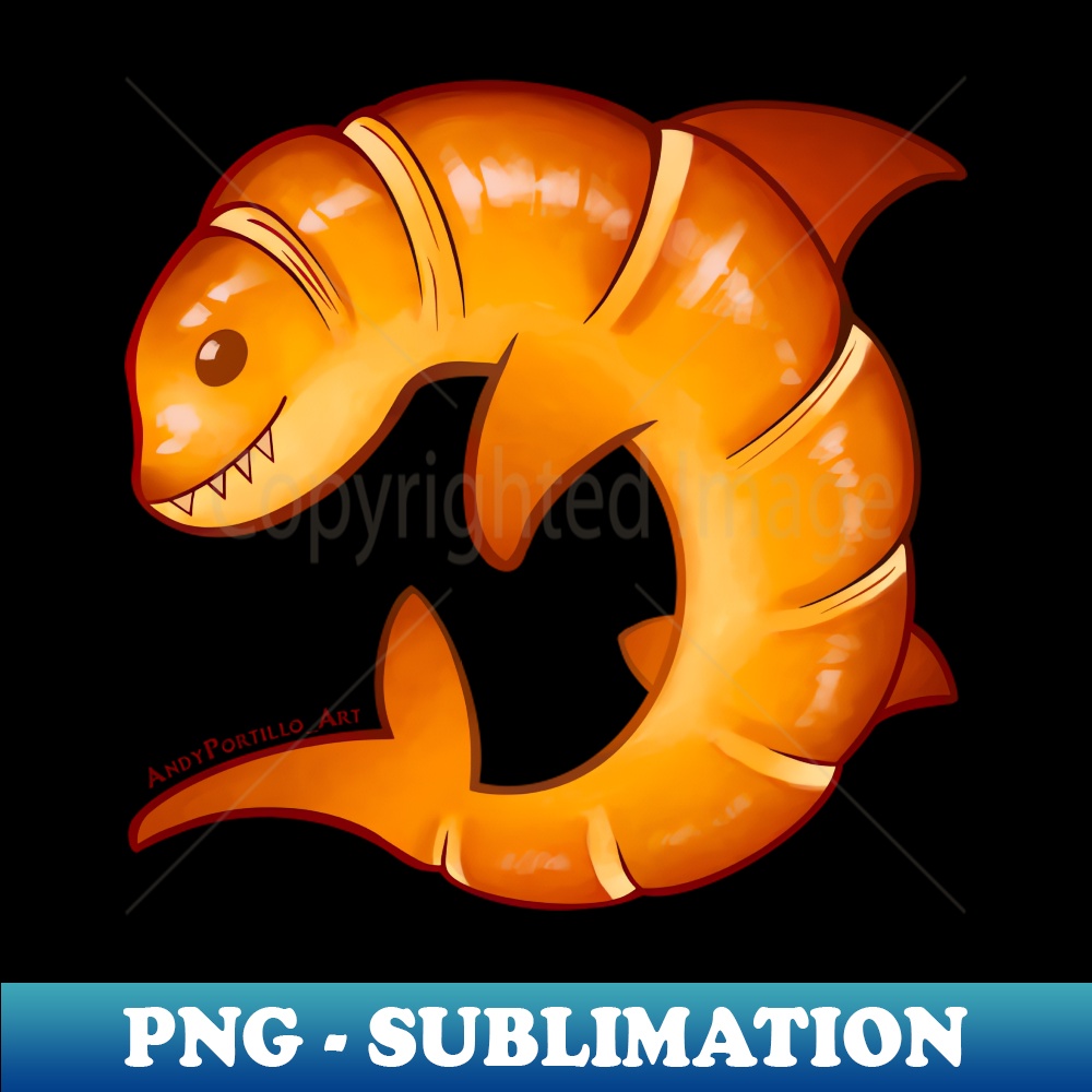 Shark Croissant - PNG Transparent Sublimation Design - Perfe | Inspire ...
