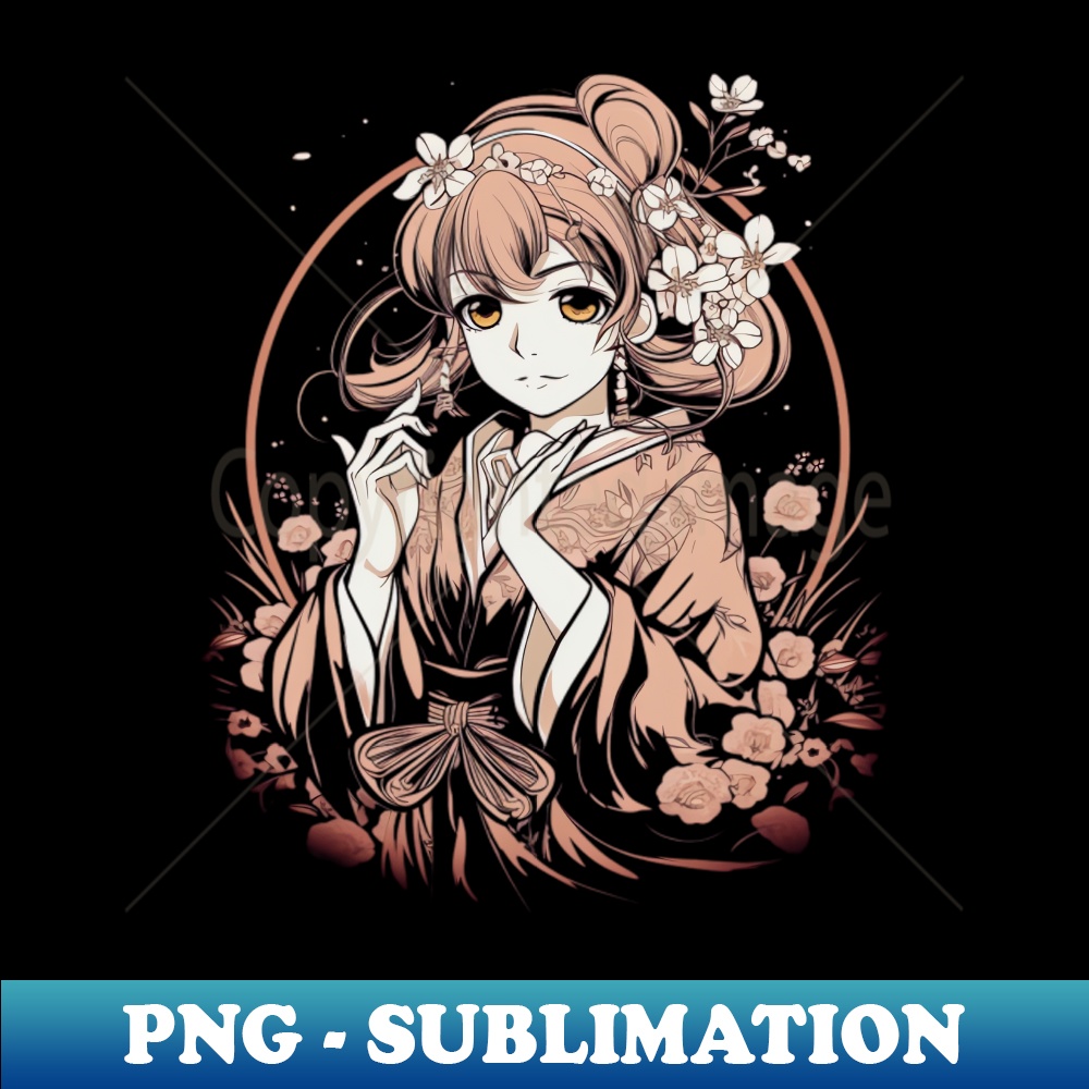 Kawaii Dreams - Cute Anime - Signature Sublimation PNG File | Inspire ...