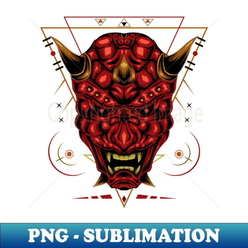 Japanese demon mask - Creative Sublimation PNG Download - Bo | Inspire ...