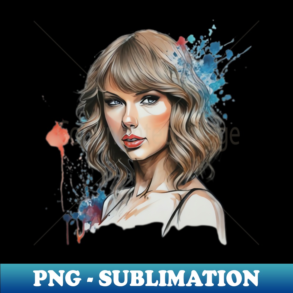 Taylor Swift splash watercolor - PNG Transparent Sublimation | Inspire ...
