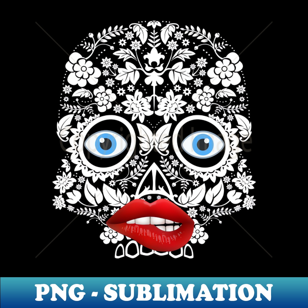 Human Skull Face - Signature Sublimation PNG File - Perfect | Inspire ...