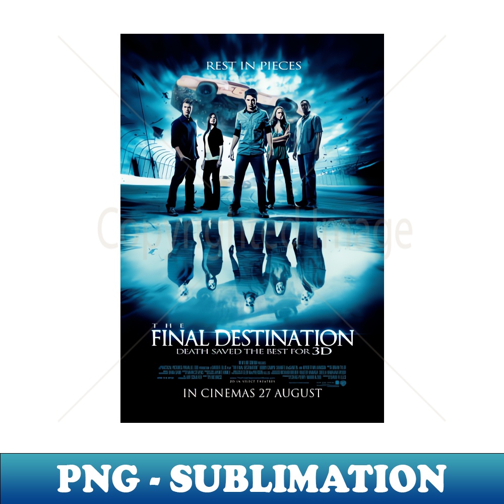 The Final Destination Movie Poster - PNG Sublimation Digital | Inspire ...