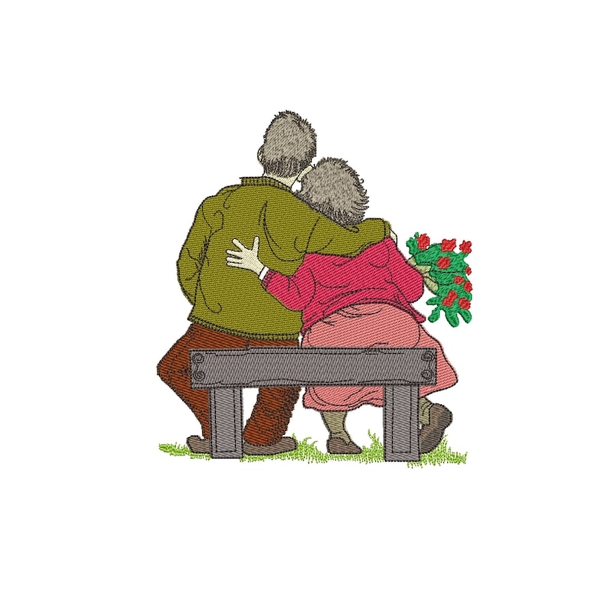 Grandparents Embroidery Design, Grandma, Grandpa Machine Emb - Inspire ...