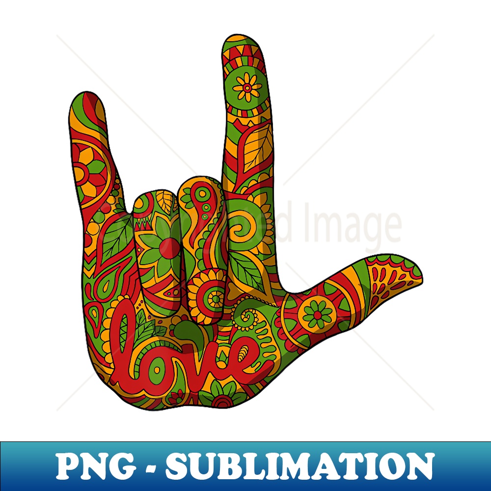 I Love You ASL Black History Month BLM Deaf African American - Inspire ...