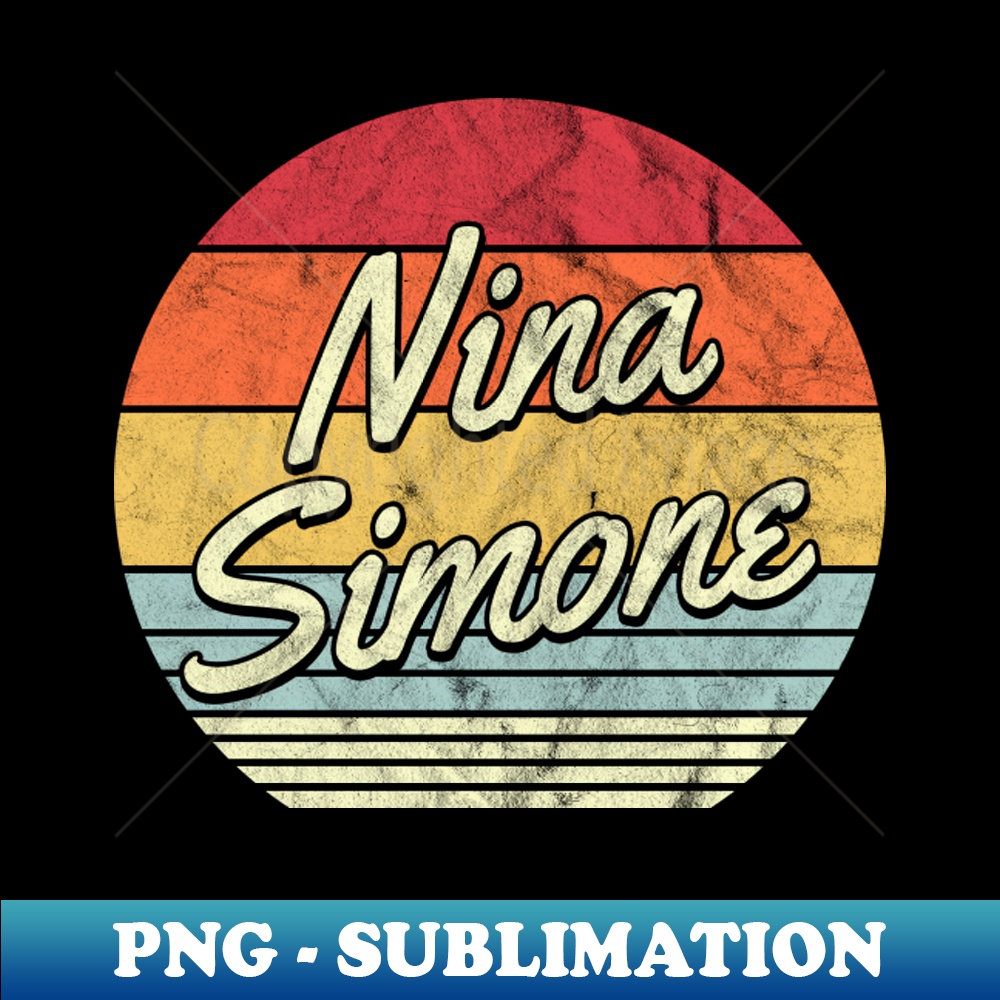 Nina Simone Retro 70s Style Sunset - Instant Sublimation Dig - Inspire ...