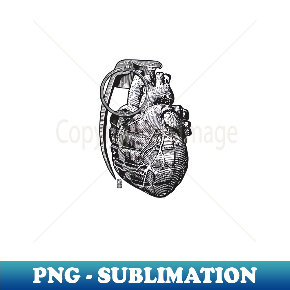 Heartgrenade - PNG Transparent Sublimation File - Defying th | Inspire ...
