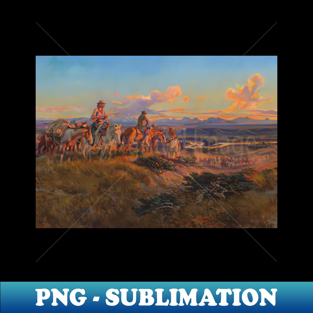 Cowboys Meet Native Americans - Vintage Western American Art | Inspire ...