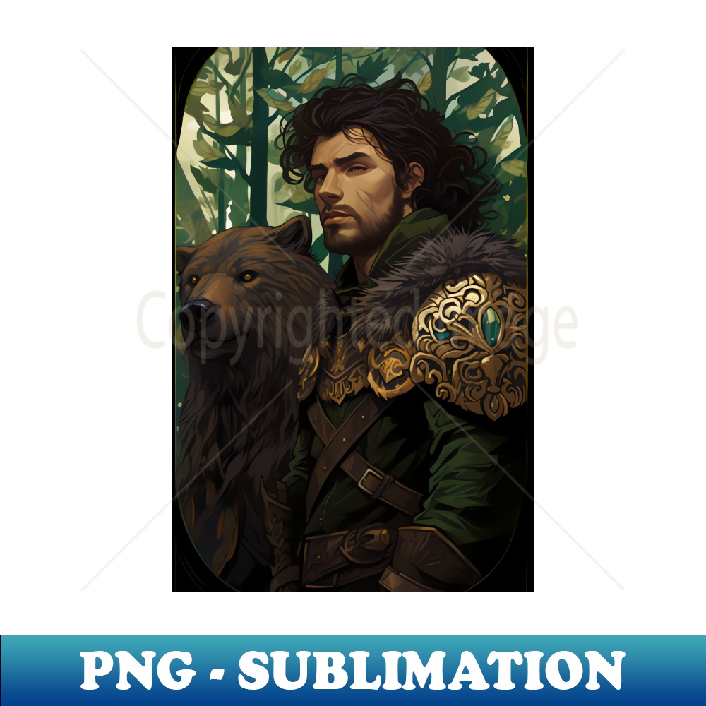 Beast Master Ranger DnD Baldurs gate 3 - Vintage Sublimation | Inspire ...