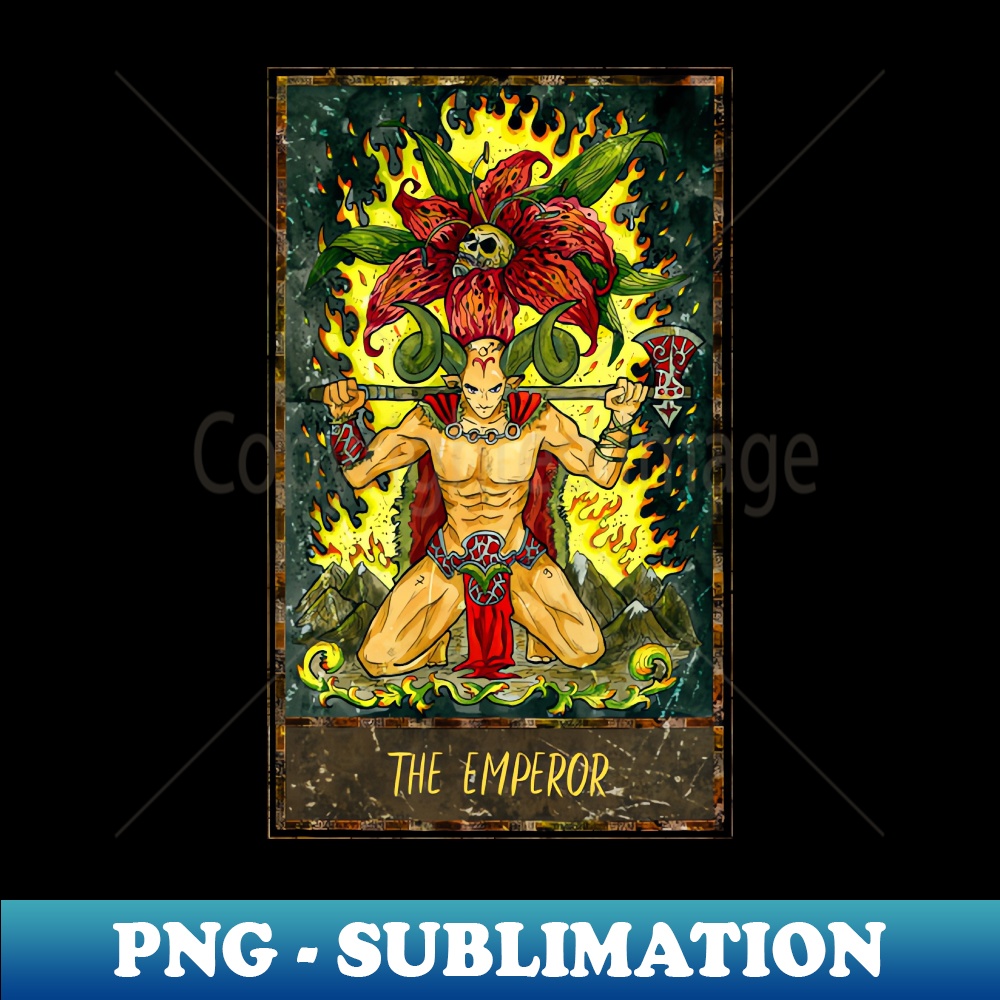The Emperor Magic Gate Tarot Card Design - High-Quality PNG | Inspire ...