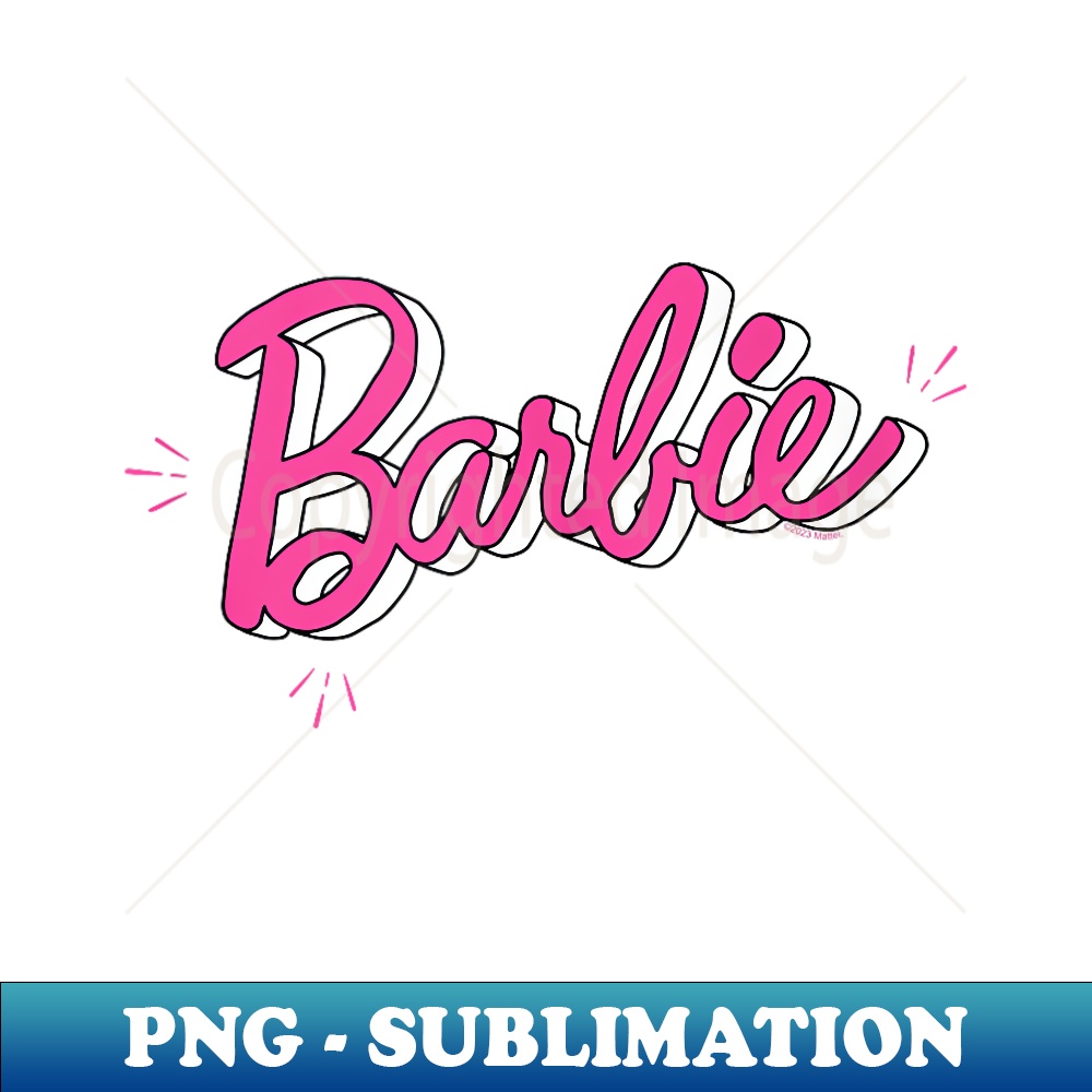 Barbie - Sketch Logo - Artistic Sublimation Digital File - A | Inspire ...