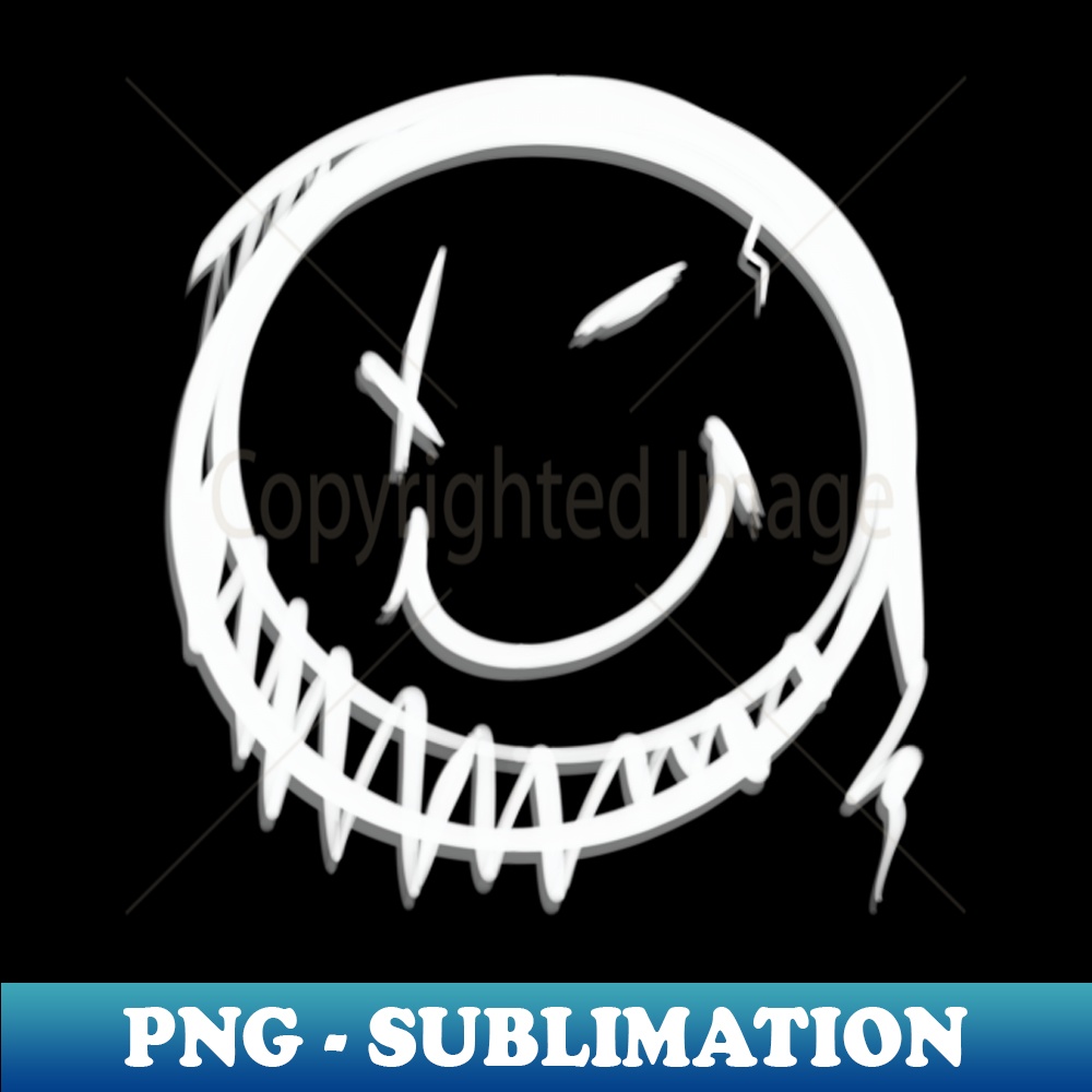 Smile Broken smile Emoji - Artistic Sublimation Digital Fi | Inspire Uplift