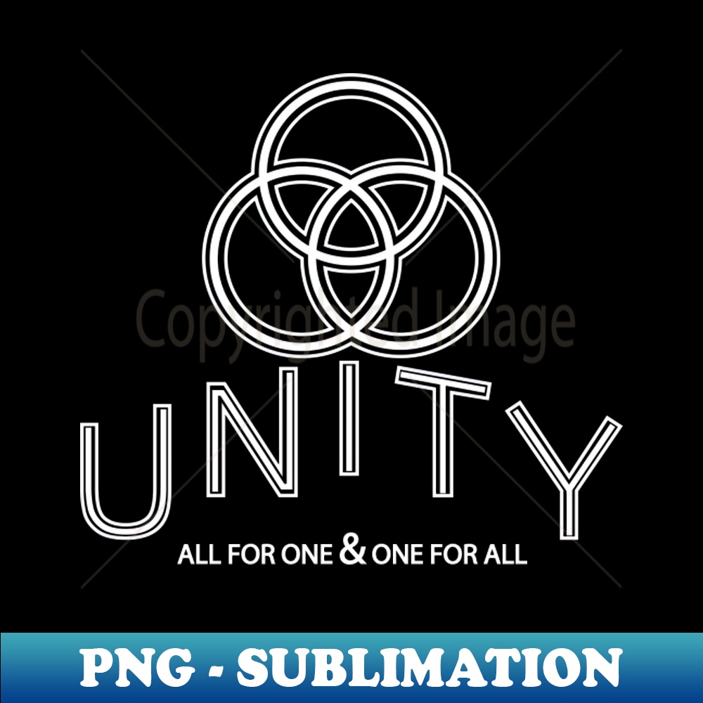 Unity - All For One One For All - Version 2 - PNG Sublimati | Inspire Uplift