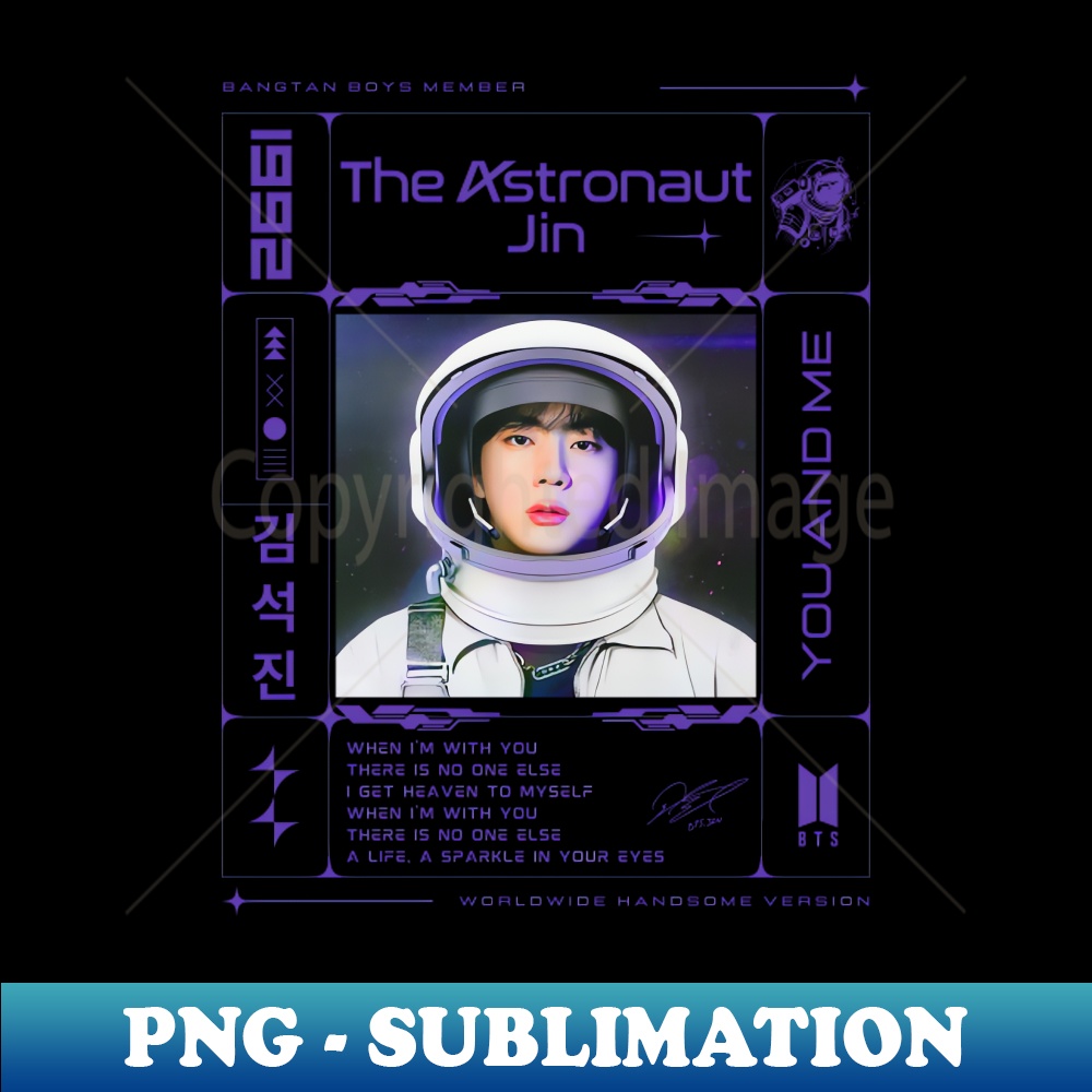 Front White The Astronaut Worldwide Handsome Version - Subli | Inspire ...