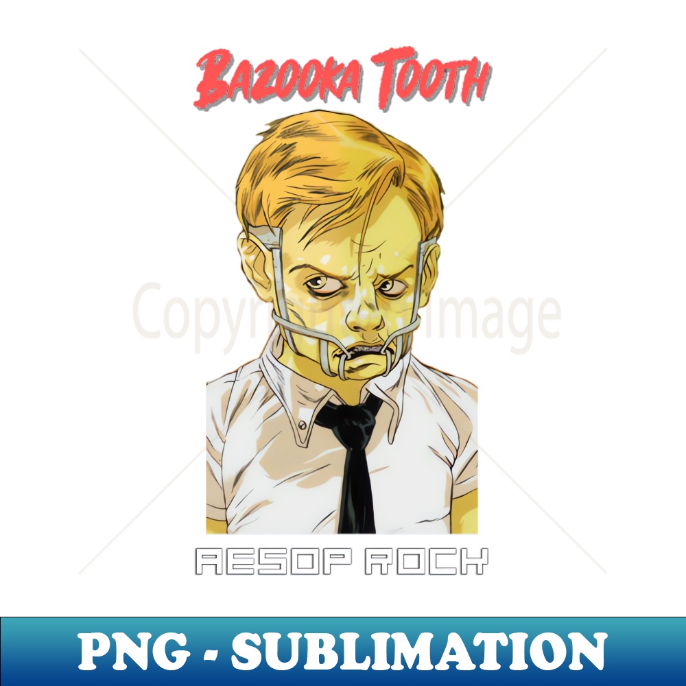 Bazooka Tooth - Aesthetic Sublimation Digital File - Unleash - Inspire ...