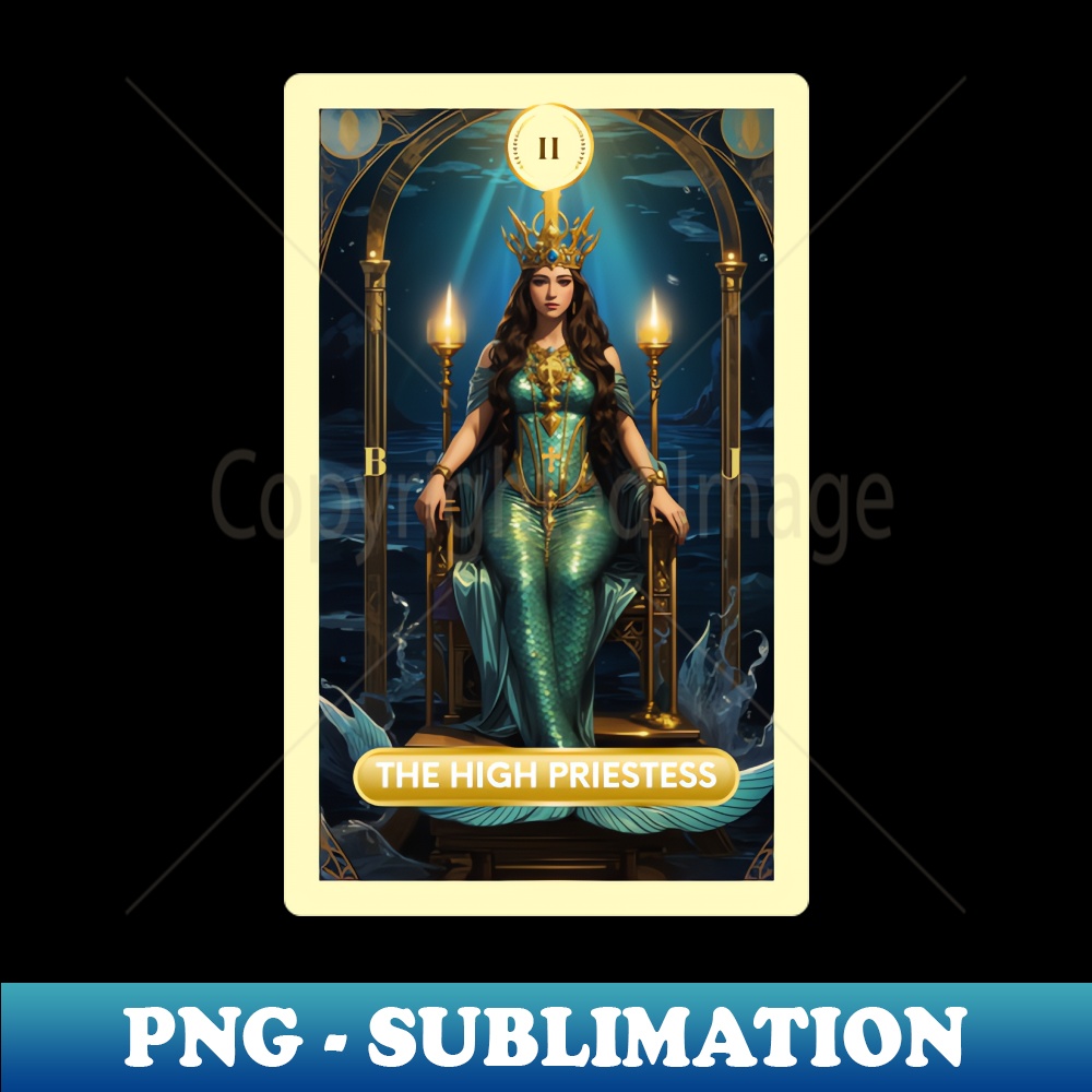 The High Priestess Card From the Light Mermaid Tarot Deck - | Inspire ...