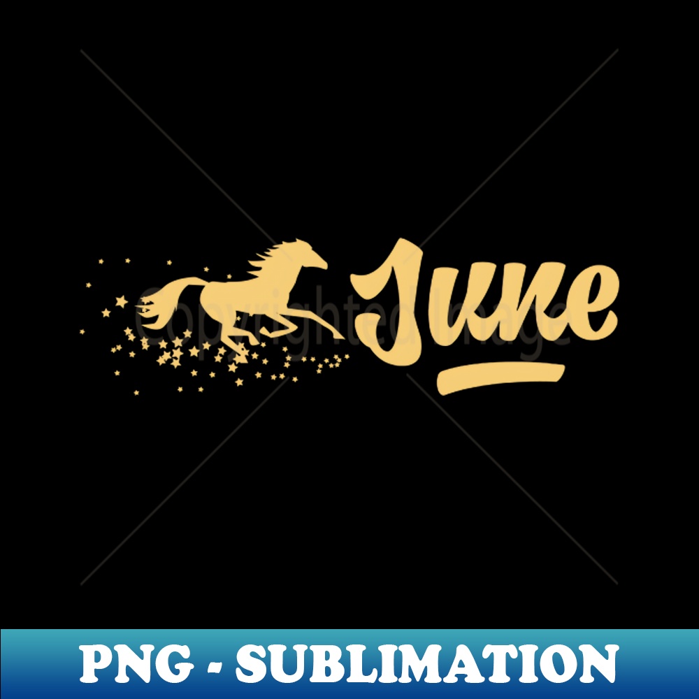 June Aspen Gold Horse - Instant Sublimation Digital Download | Inspire ...
