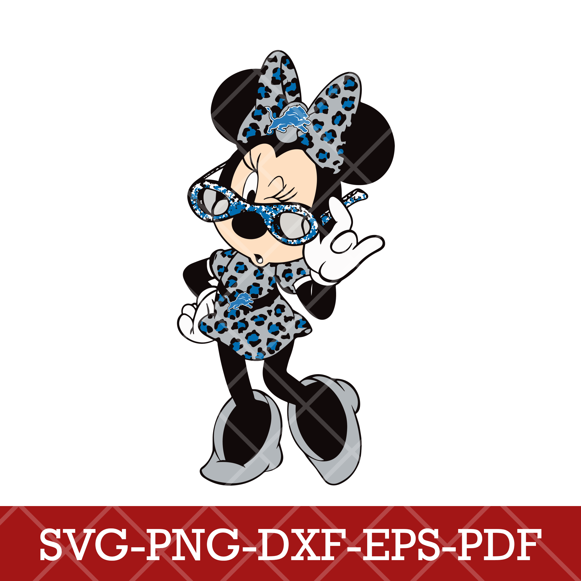 Detroit Lions_mickey christmas 6,SVG,DXF,EPS,PNG,digital dow - Inspire ...