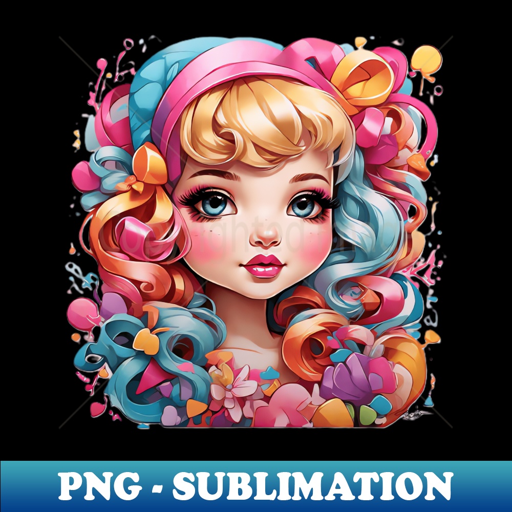 Pin-up Baby Girl - Sublimation-Ready PNG File - Perfect for | Inspire ...