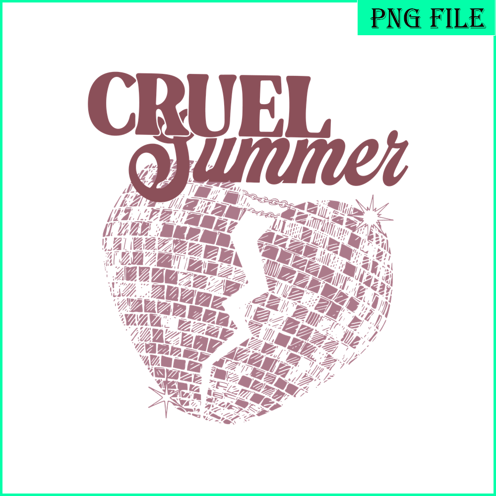 Cruel Summer Disco SVG PNG DXF EPS DXF, Summer Songs SVG, Ta - Inspire ...