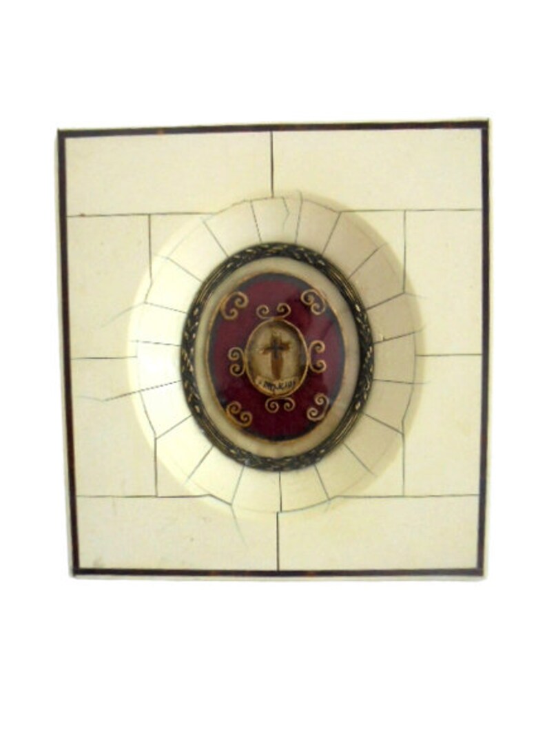 SAINT PATRICK RELIQUARY with relic ex lignum Original 1940s | Inspire ...