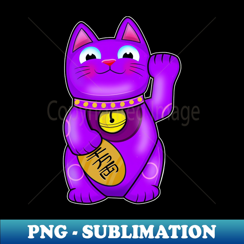 Cute Maneki Neko Prosperity Lucky Cat - PNG Transparent Subl - Inspire ...