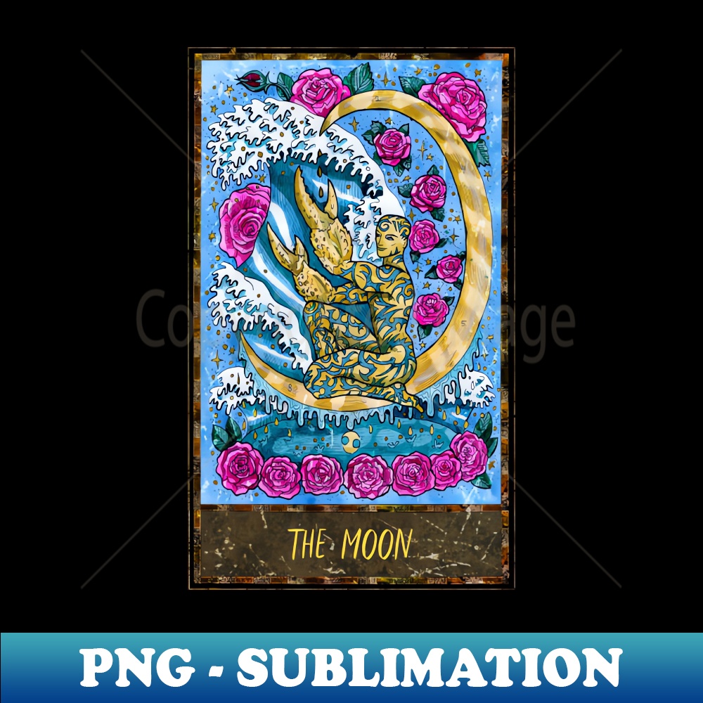 The Moon Magic Gate Tarot Card Design - Decorative Sublimati | Inspire ...