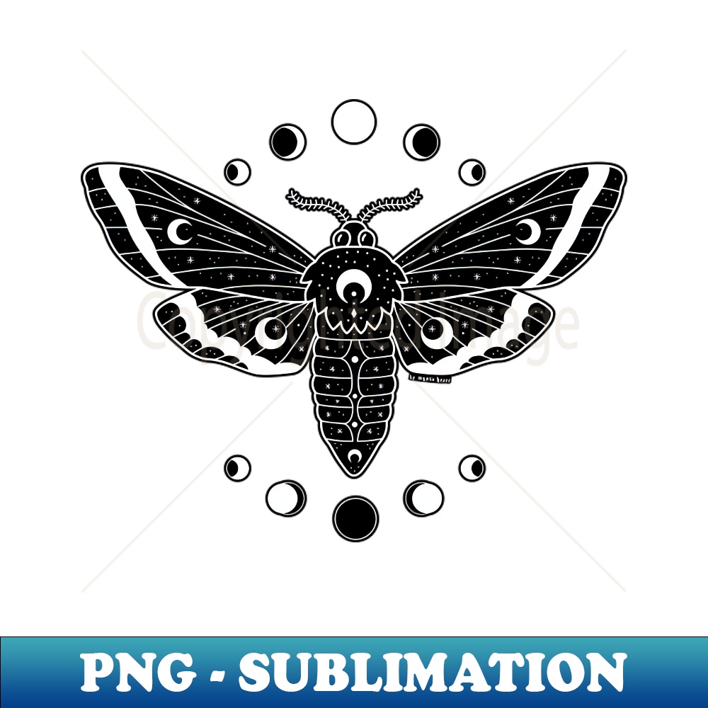 Moon Moth - Creative Sublimation PNG Download - Revolutioniz - Inspire ...