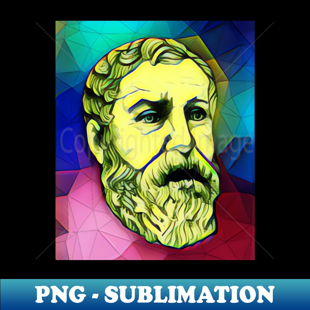 Hero of Alexandria Colourful Portrait Hero of Alexandria Ar | Inspire ...