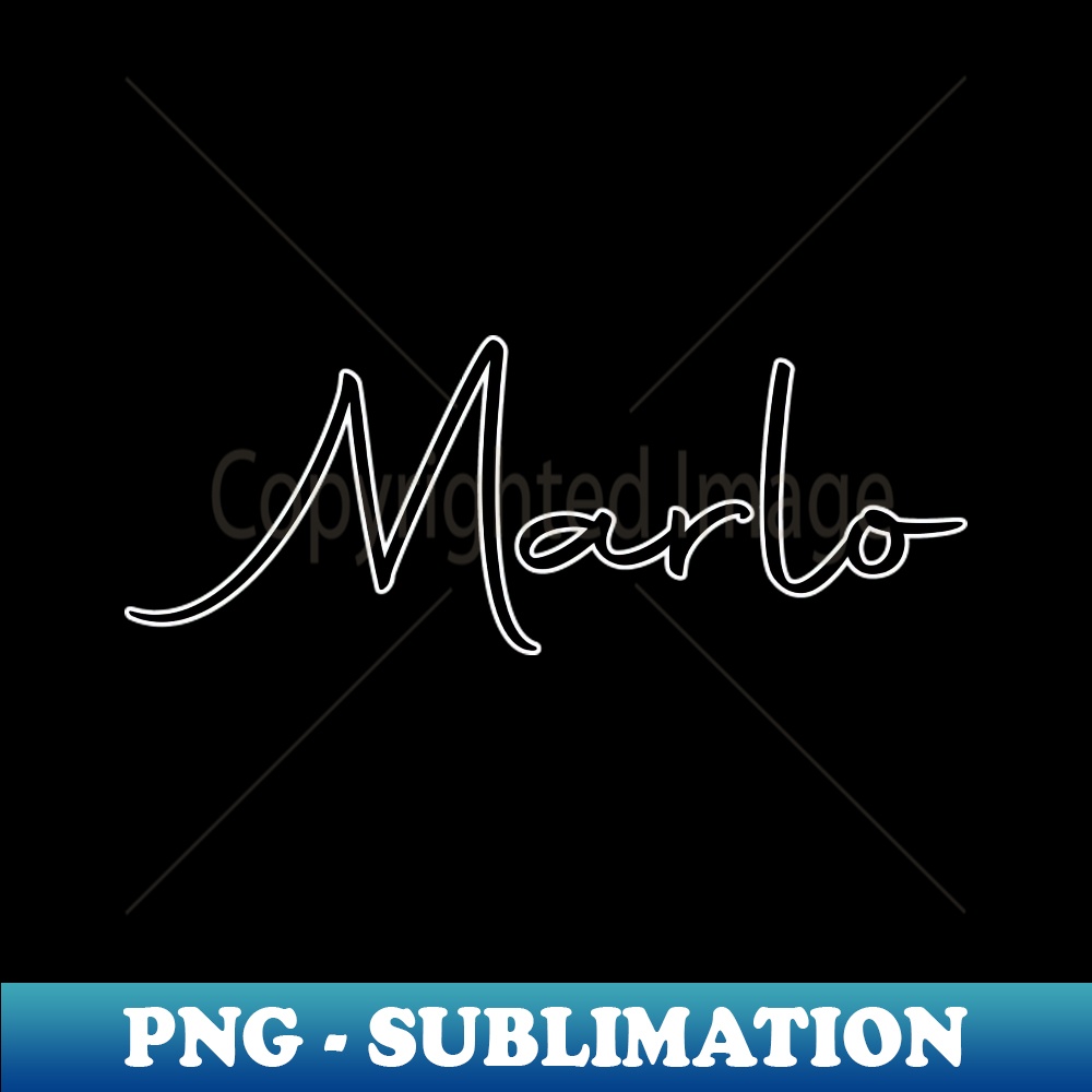 Autography Marlo Name Label - High-Quality PNG Sublimation D | Inspire ...