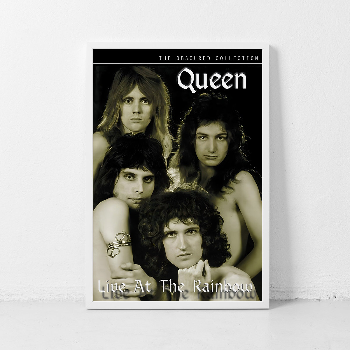 Queen Music Gig Concert Poster Classic Retro Rock Vintage Wa | Inspire ...