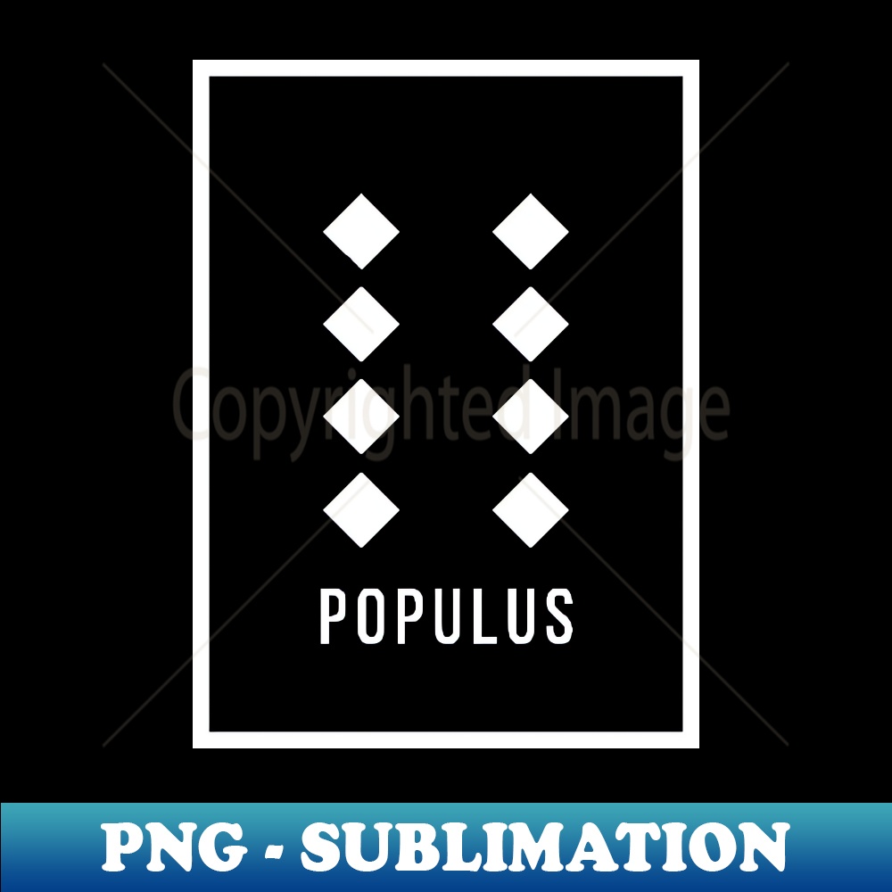 Populus Geomantic Figure - PNG Transparent Digital Download - Inspire ...