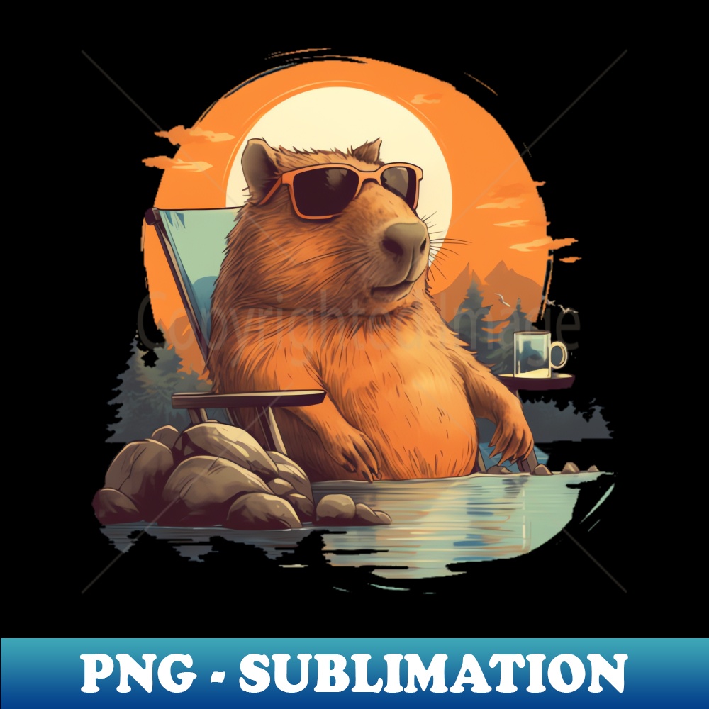 Capybara Summer Vibes Capybara Funny Capybara Relaxing - Ins | Inspire ...