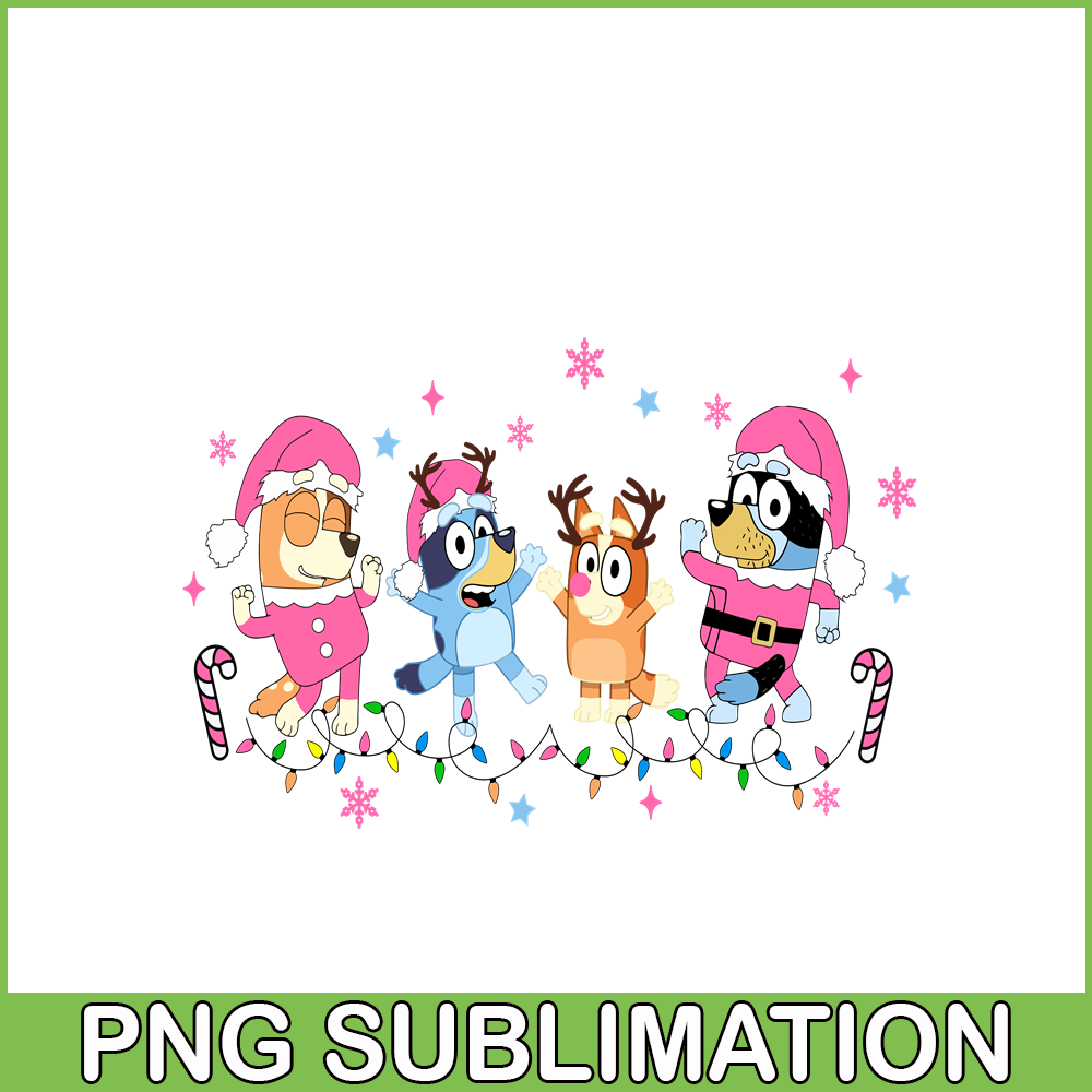 Bluey and friends png - Inspire Uplift