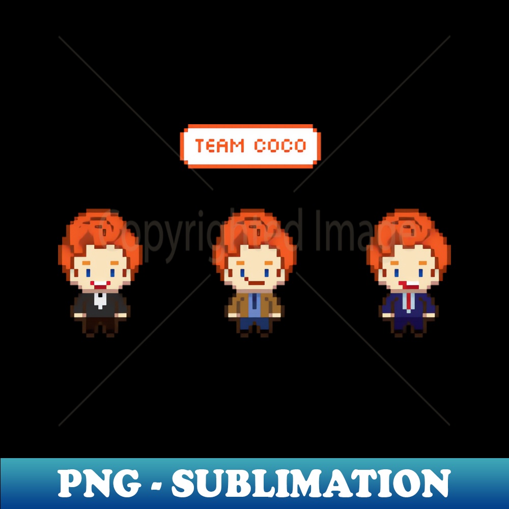 Pixel Conan Trio - PNG Transparent Digital Download File for | Inspire ...