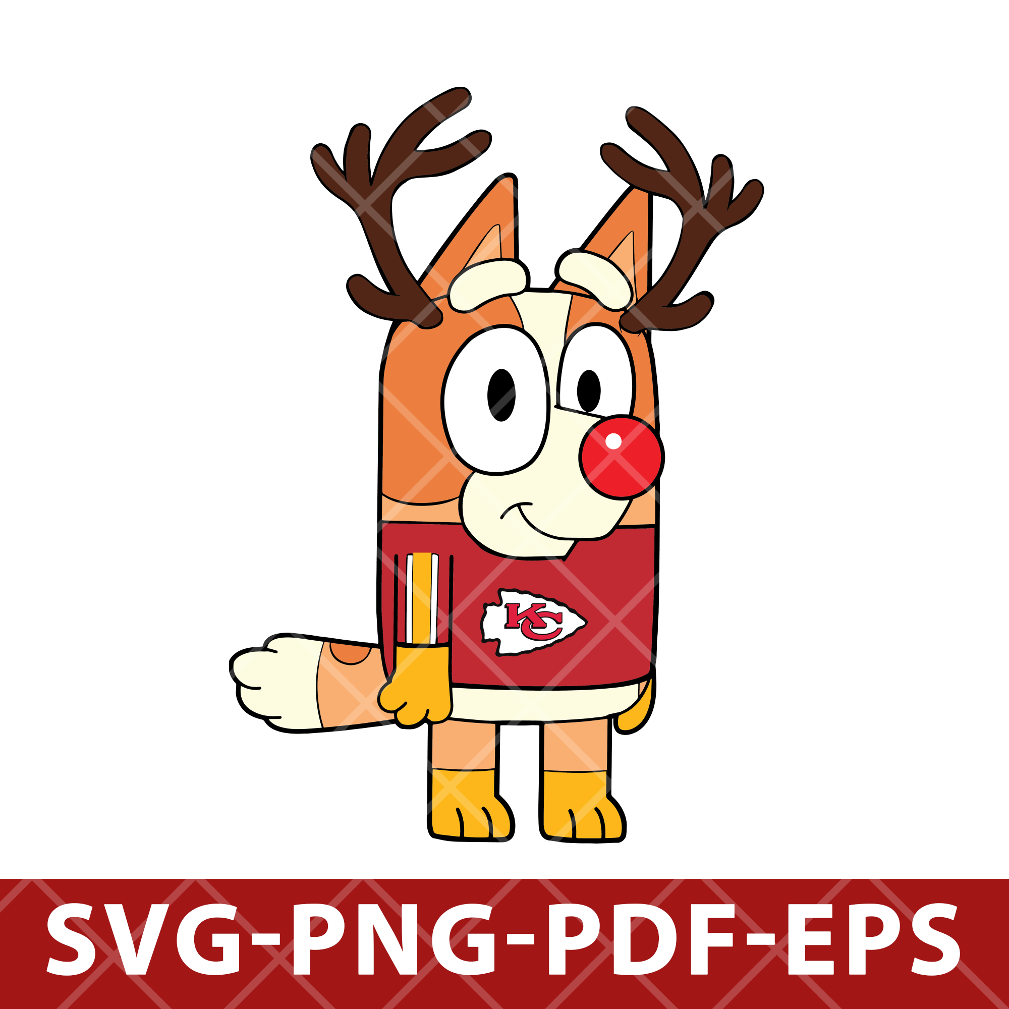Kansas City Chiefs_bluey-011,NFL SVG, Bluey NFL SVG DXF EPS - Inspire ...