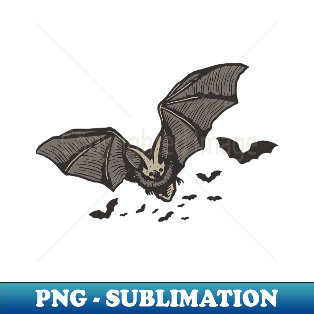 BATS - Premium PNG Sublimation File - Bold & Eye-catching | Inspire Uplift