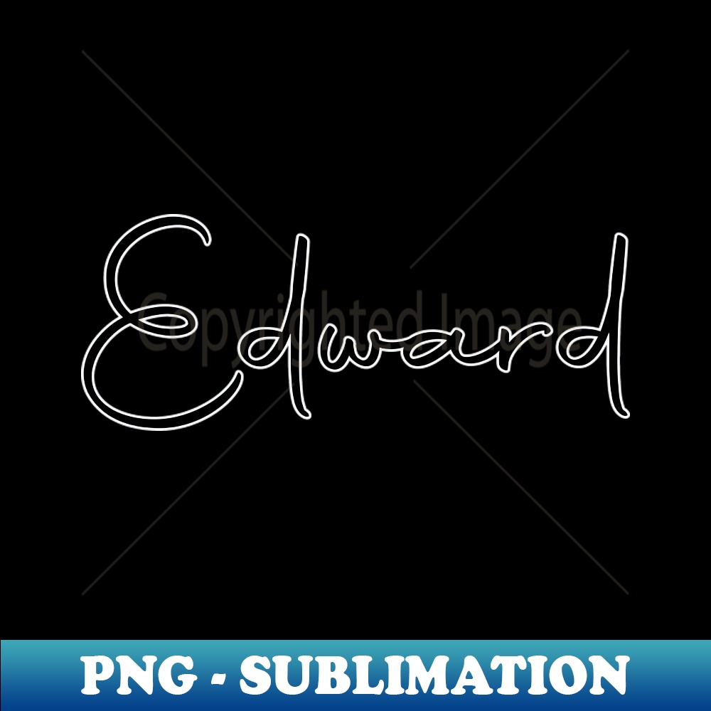Autography Edward Name Label - Exclusive PNG Sublimation Dow | Inspire ...