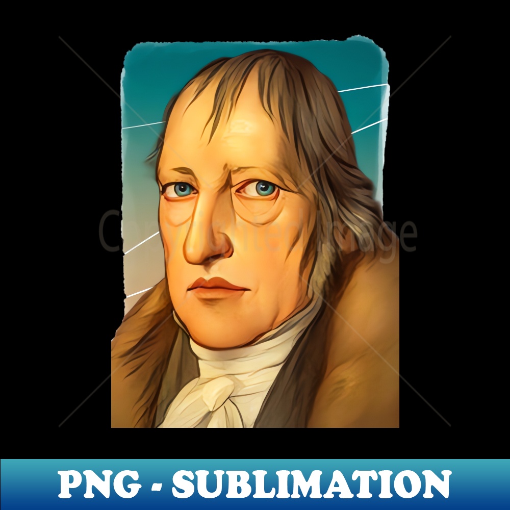 German Philosopher Hegel illustration - Stylish Sublimation | Inspire ...