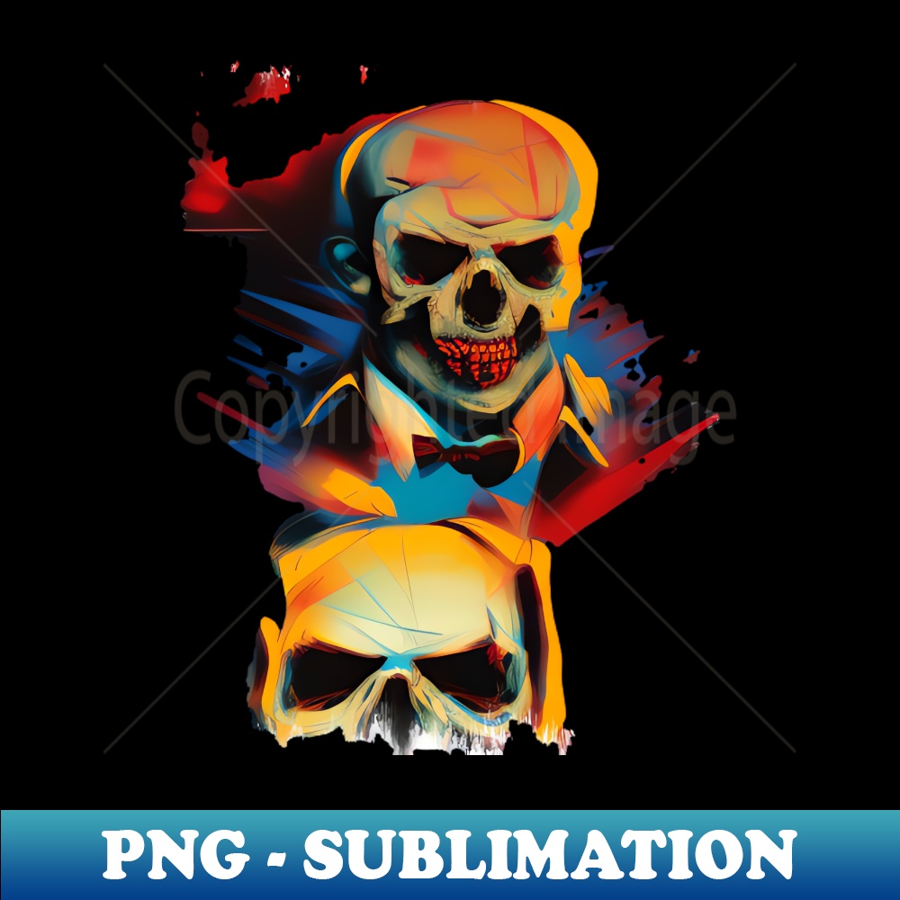 Skull Splash - Aesthetic Sublimation Digital File - Unleash | Inspire ...