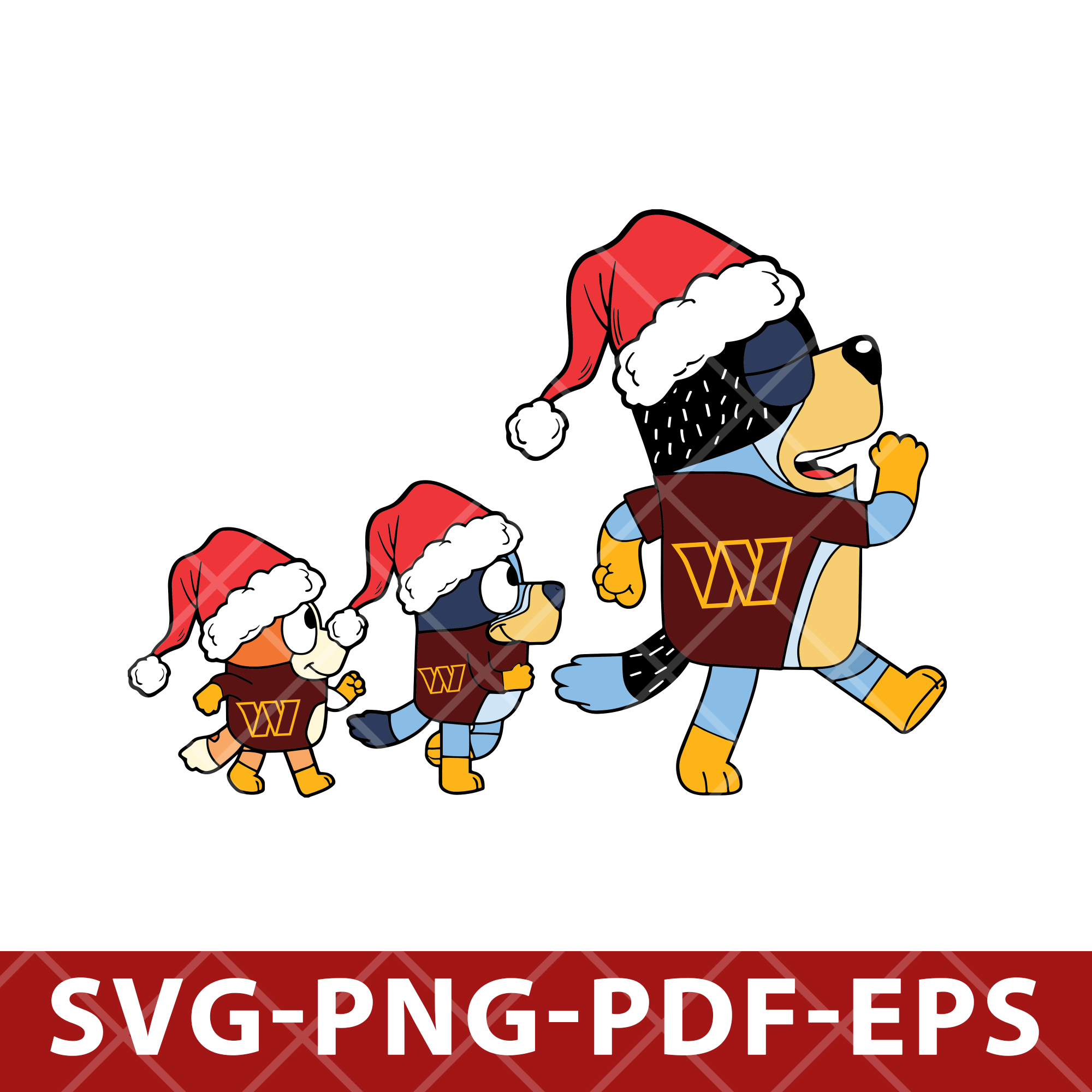 Washington Football Team_Bluey-002,NFL SVG, Bluey NFL SVG D - Inspire ...