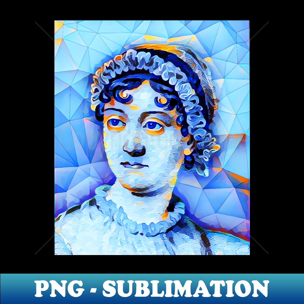 Jane Austen Portrait Jane Austen Artwork Jane Austen Paint | Inspire Uplift