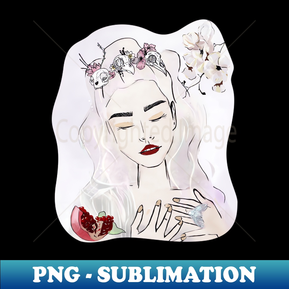 Persephone - Greek Mythology - PNG Transparent Sublimation D - Inspire ...