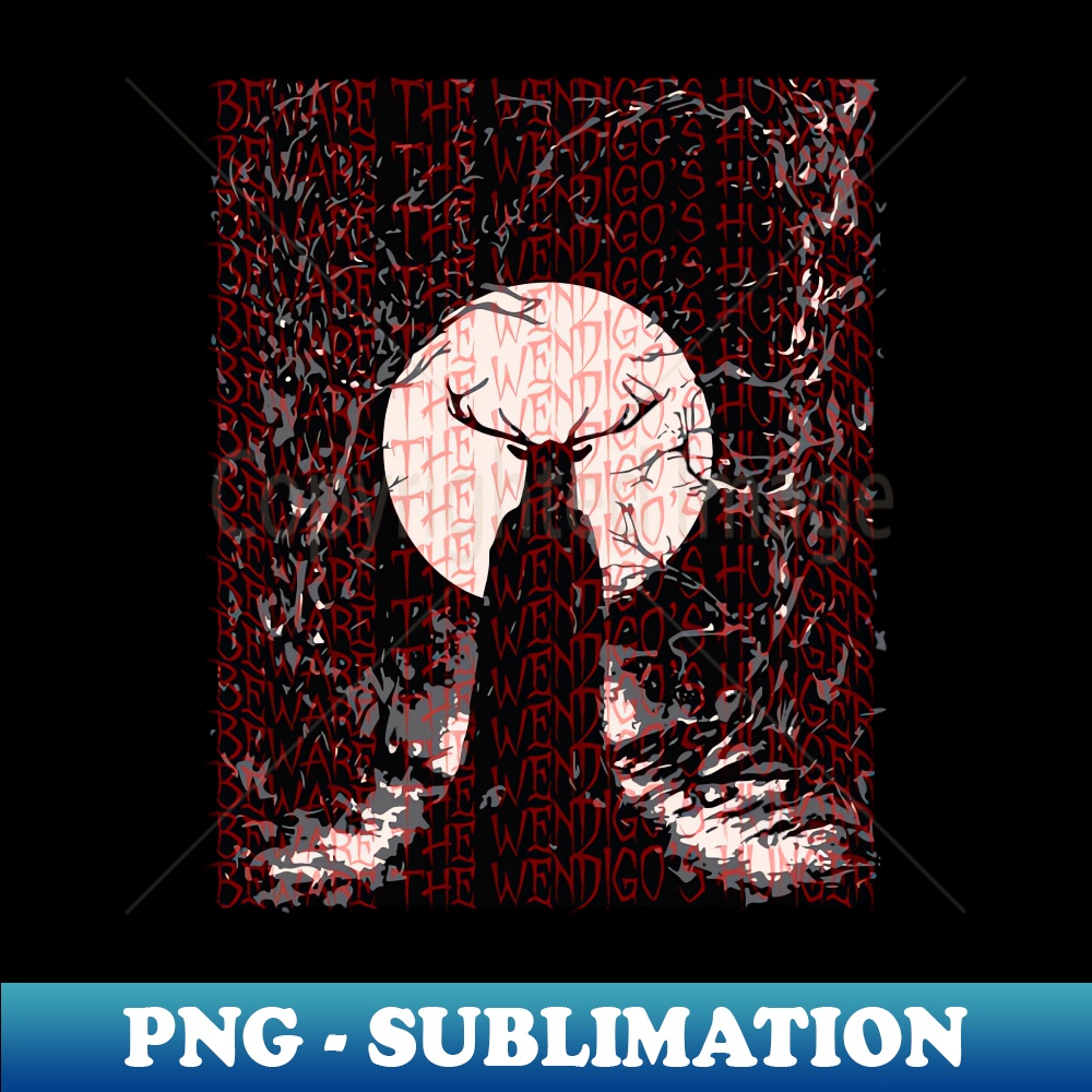 wendigo - PNG Transparent Digital Download File for Sublimat - Inspire ...