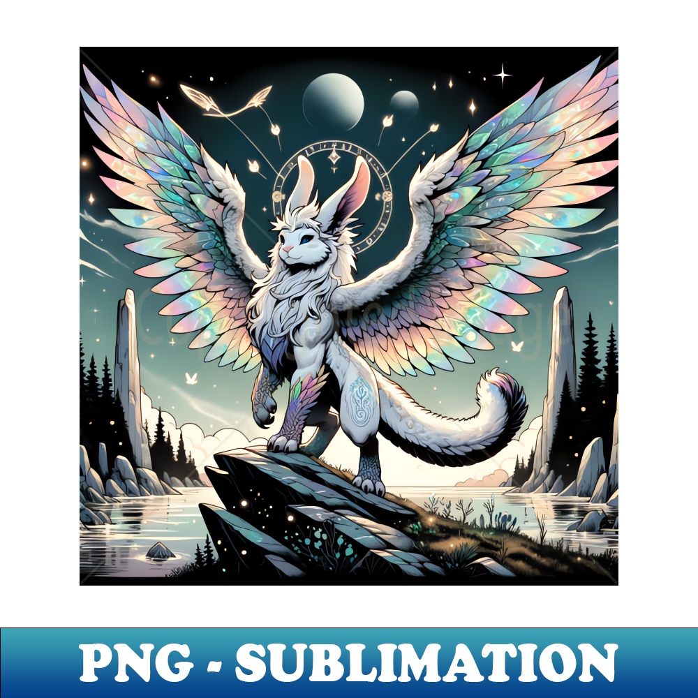 mythical bunny dragon - Artistic Sublimation Digital File - - Inspire ...