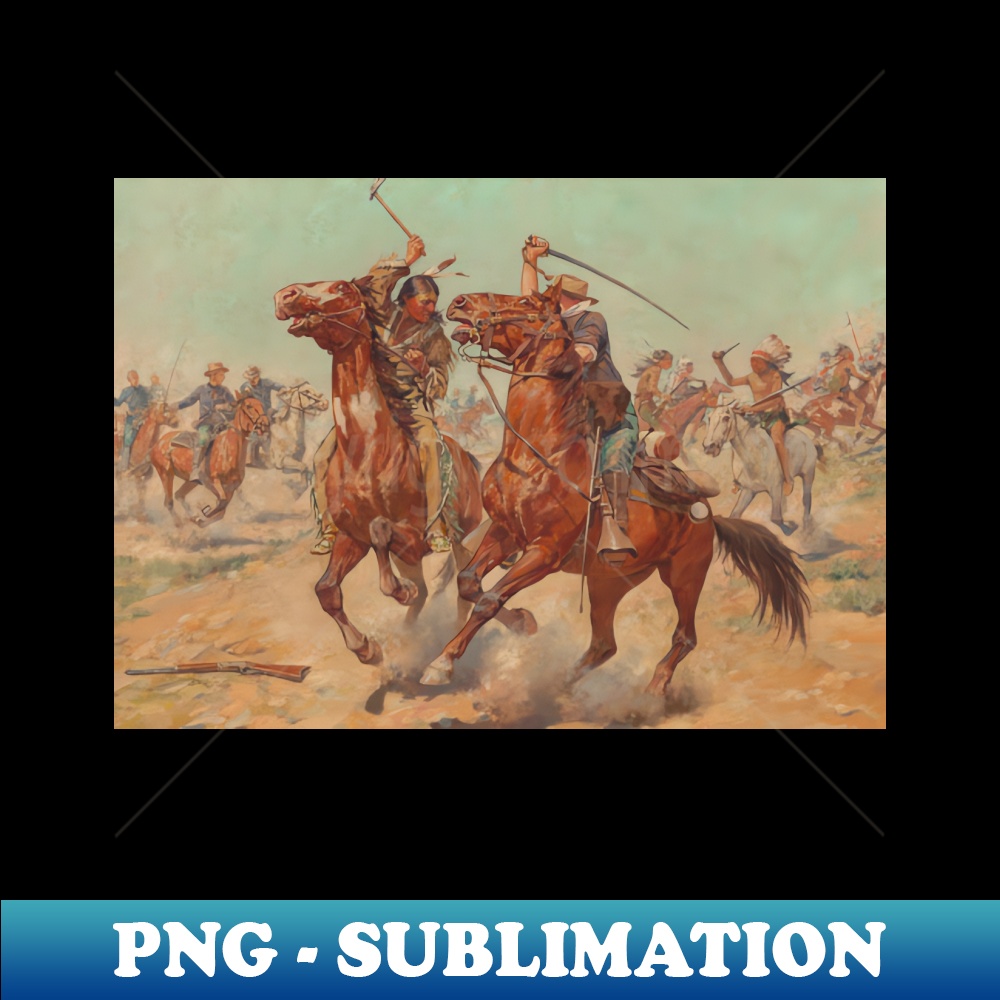 Battle Between Indians And US Army - Vintage Western America | Inspire ...