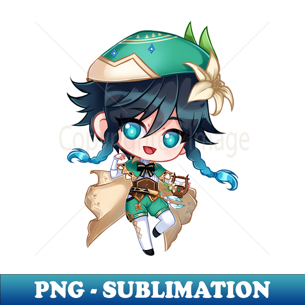 Venti chibi - PNG Transparent Digital Download File for Subl | Inspire ...